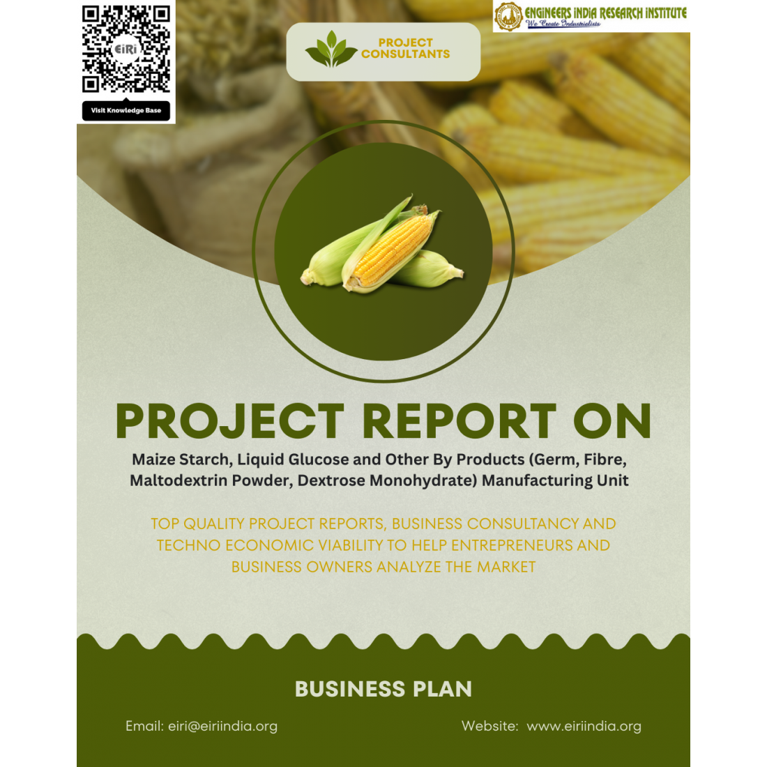 Project Report MAIZE STARCH, LIQUID GLUCOSE AND OTHER BY-PRODUCTS